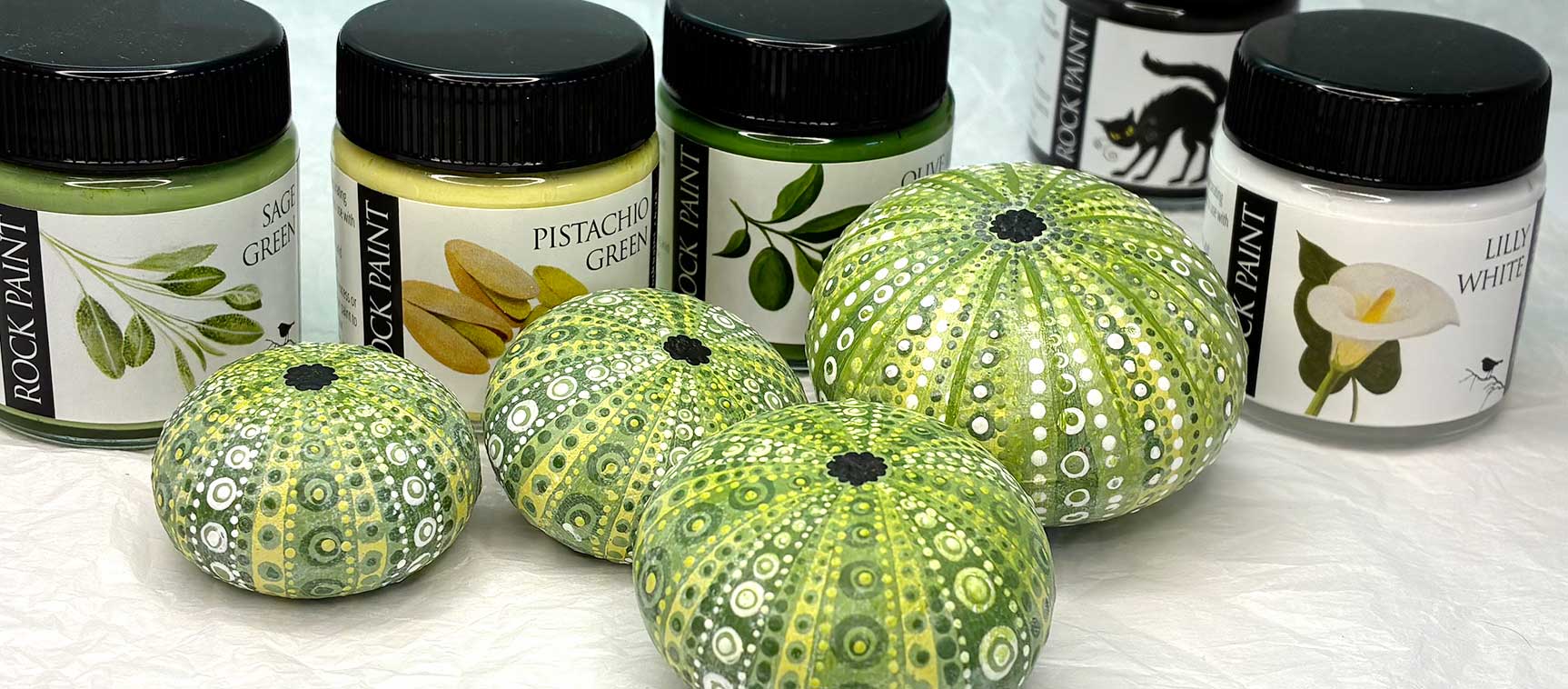 Rock Painting: Sea Urchin Shell Tutorial - Rock Paint